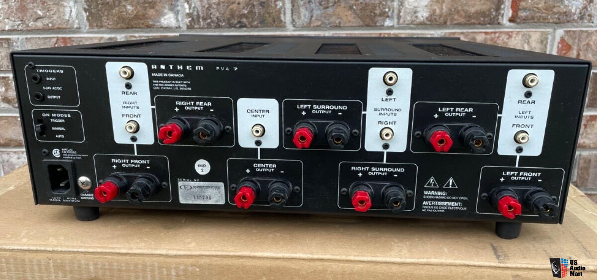 Anthem PVA-7 seven channel amplifier in original double box Photo ...