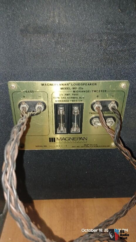 Magnepan Magneplanar MGIIIA Speakers