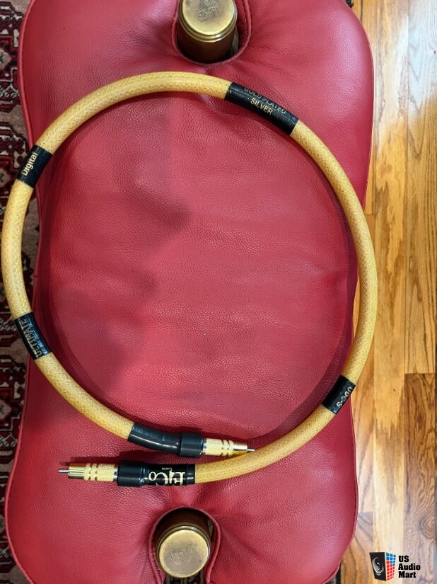 Elco UDC-S Ultimate Digital Gold Plated Silver digital cable 1 meter ...