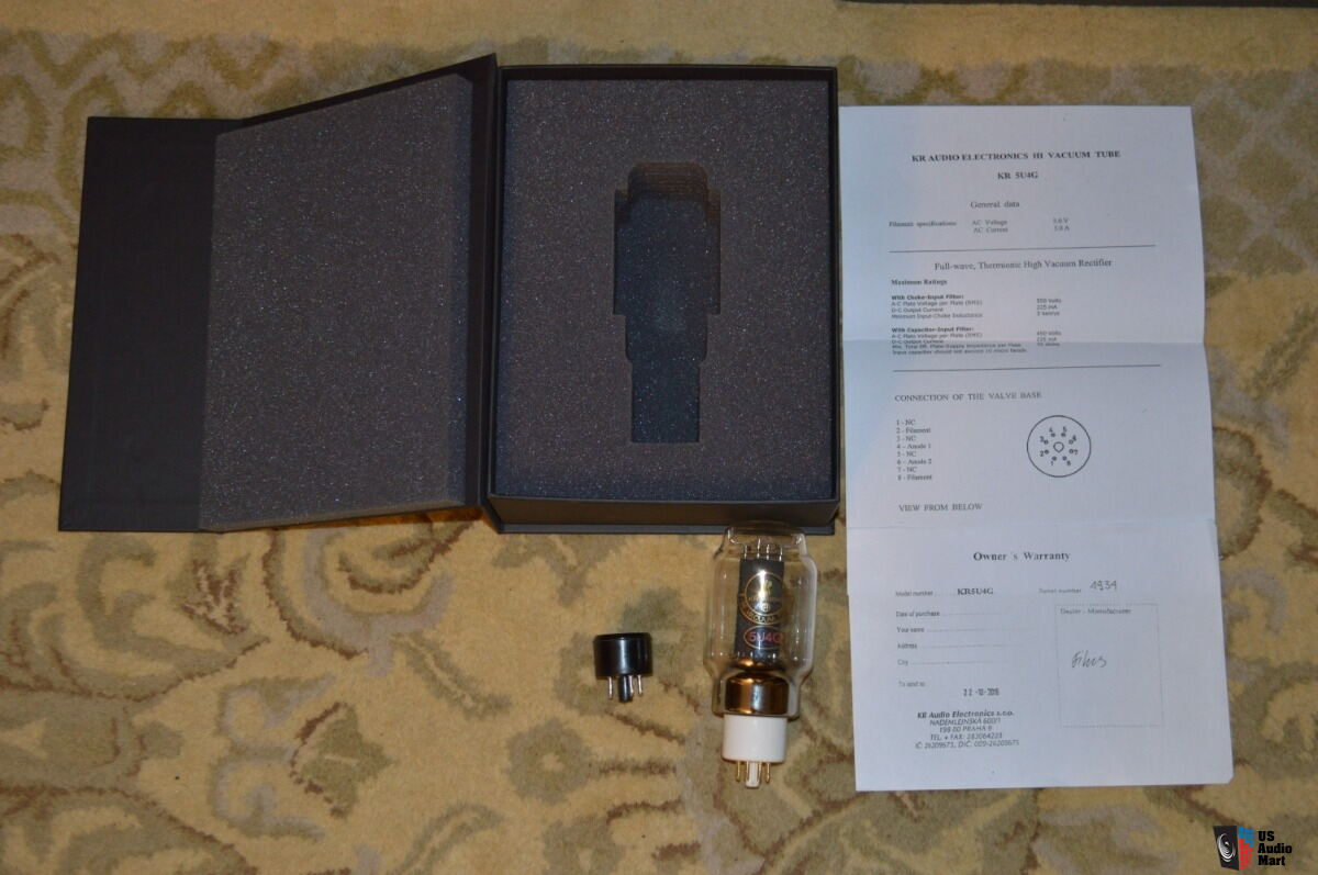 KR Audio 5U4G RK Anniversary Edition Tube Photo #4733736 - US Audio Mart