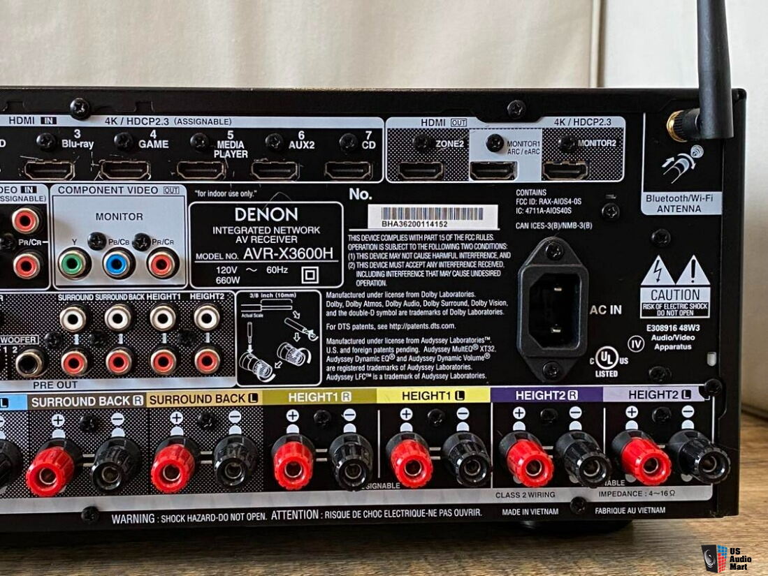 Denon AVR-X3600H (9.2-channel Home Theater Receiver) Photo #4734177 ...