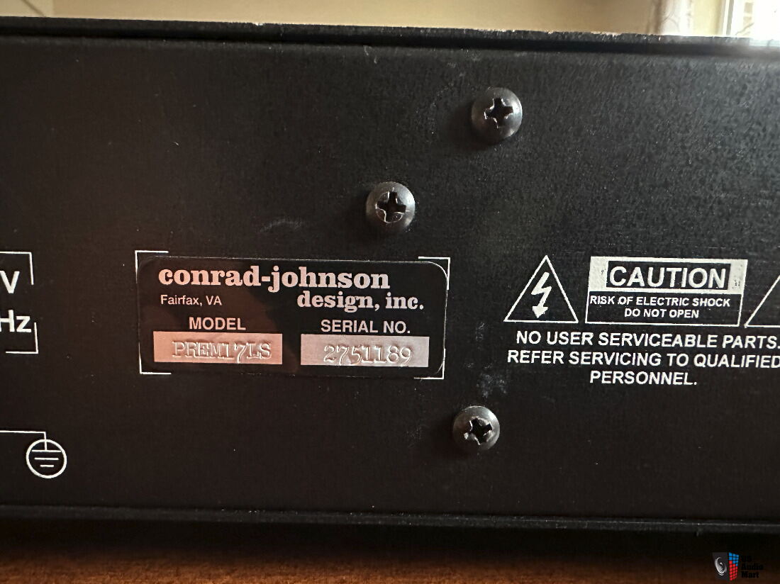 Conrad Johnson Premier 17LS-One Tube Line Stage Preamp Photo #4734418 ...
