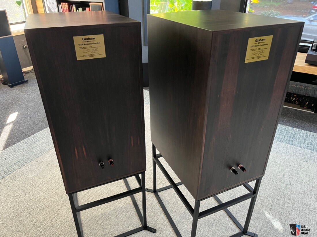 Graham Audio LS5/5 speakers in Ebony with stands Photo #4734440 - US ...