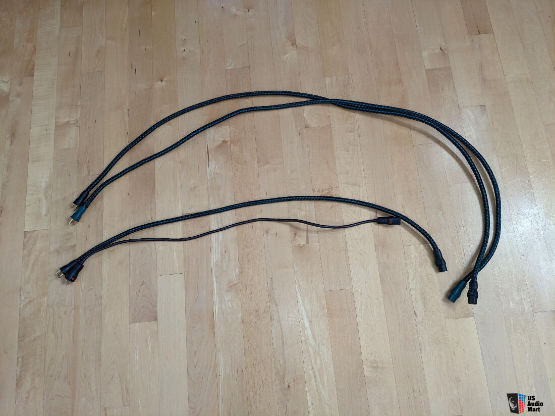 AudioQuest NRG-2 (2x 6ft, 1x 1m), AudioQuest NRG-X3 (1x, ~1m) Power ...