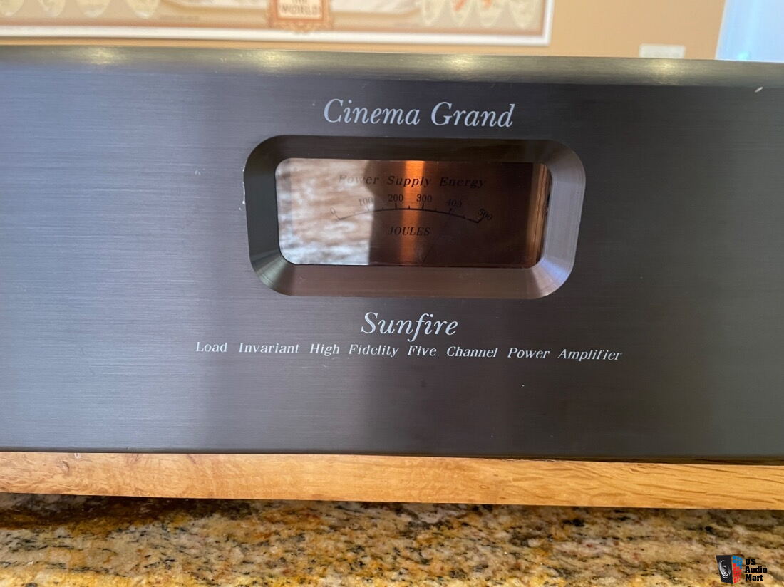 Sunfire Cinema Grand 5 channel amplifier 200 Watts/Channel Photo ...