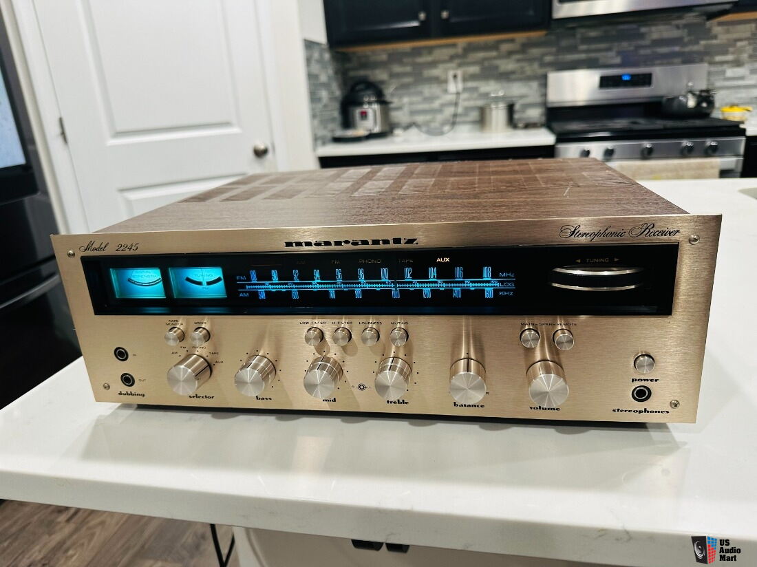 Marantz 2245 Champagne Engraved Gold Multi Voltage International Serial ...