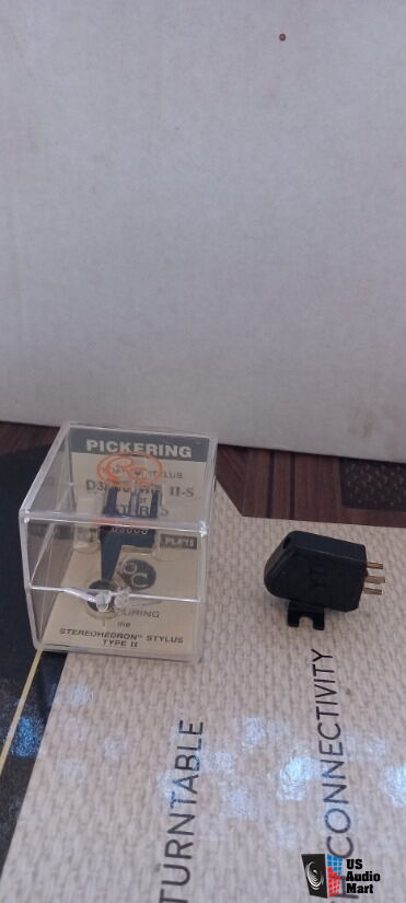 Pickering XSV 3000 mm cartridge with NOS D3000 MkII Stereohedron stylus ...