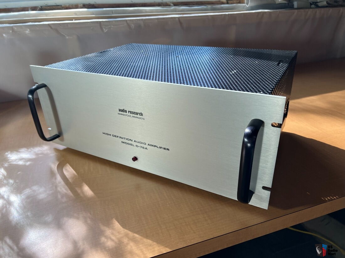 Audio Research D76A with Winged "C" 6550 Output Tubes and rebuilt power ...