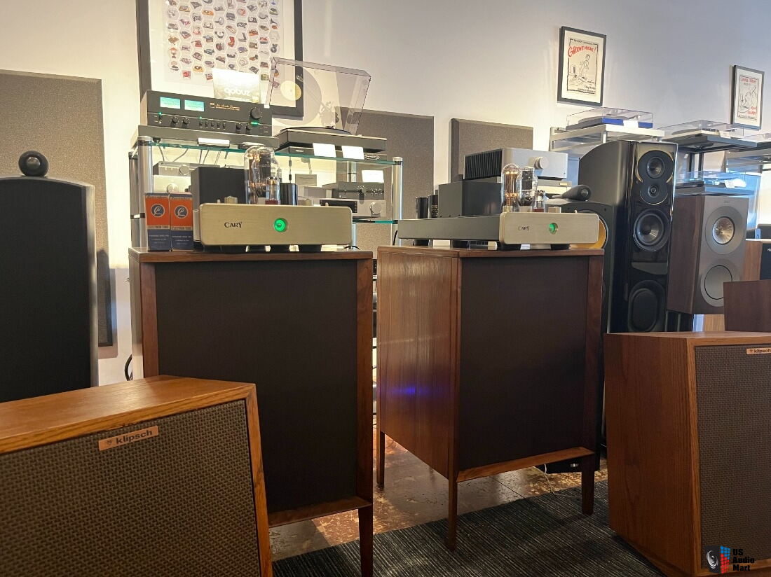 Cary Audio CAD-805 Mono Block Tube Amplifiers - New NIB 6U5 Cunningham ...