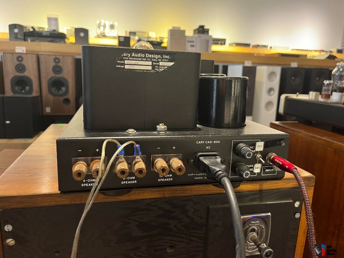 Cary Audio CAD-805 Mono Block Tube Amplifiers - New NIB 6U5 Cunningham ...