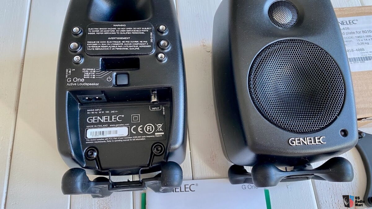 Genelec G One G1BM-6 Speakers (pair) with Stand Plates Photo #4749278 ...