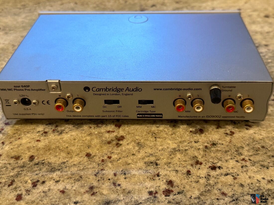 Cambridge Audio Azur 640P Silver MM/MC Phono Preamp Photo #4749499 - US ...