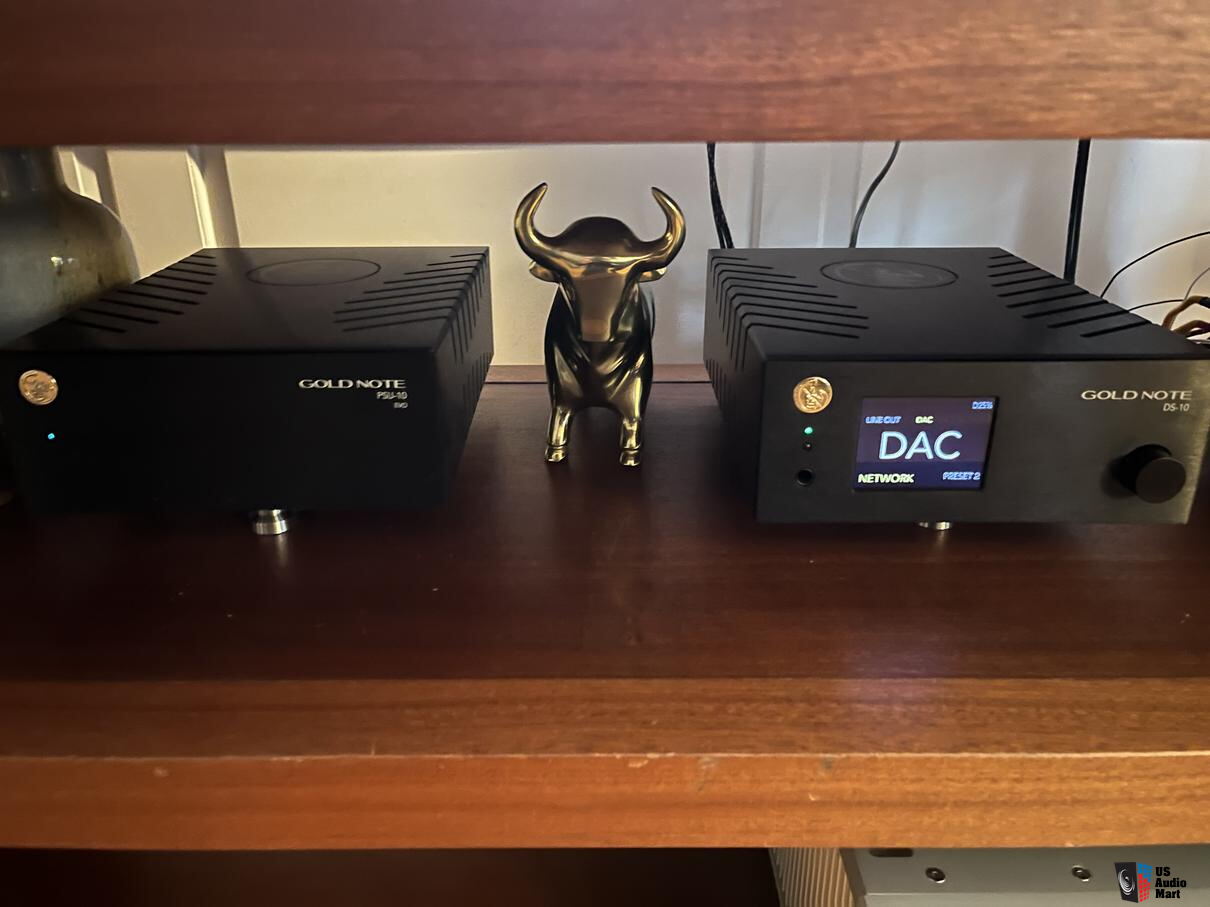 Gold Note DS-10 DAC, Streamer, Headphone Amp and Pre (with optional PSU ...
