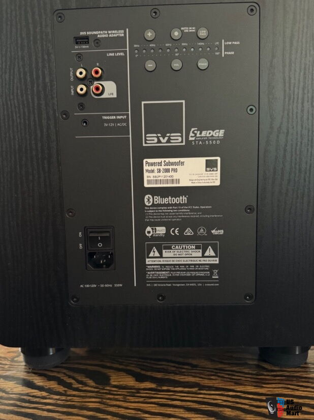 SVS SB-2000 Pro - Black Ash (pair, price is per subwoofer) Photo ...