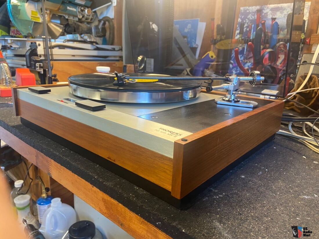 Thorens td125mkii turntable with black widow tonearm Photo #4754211 ...