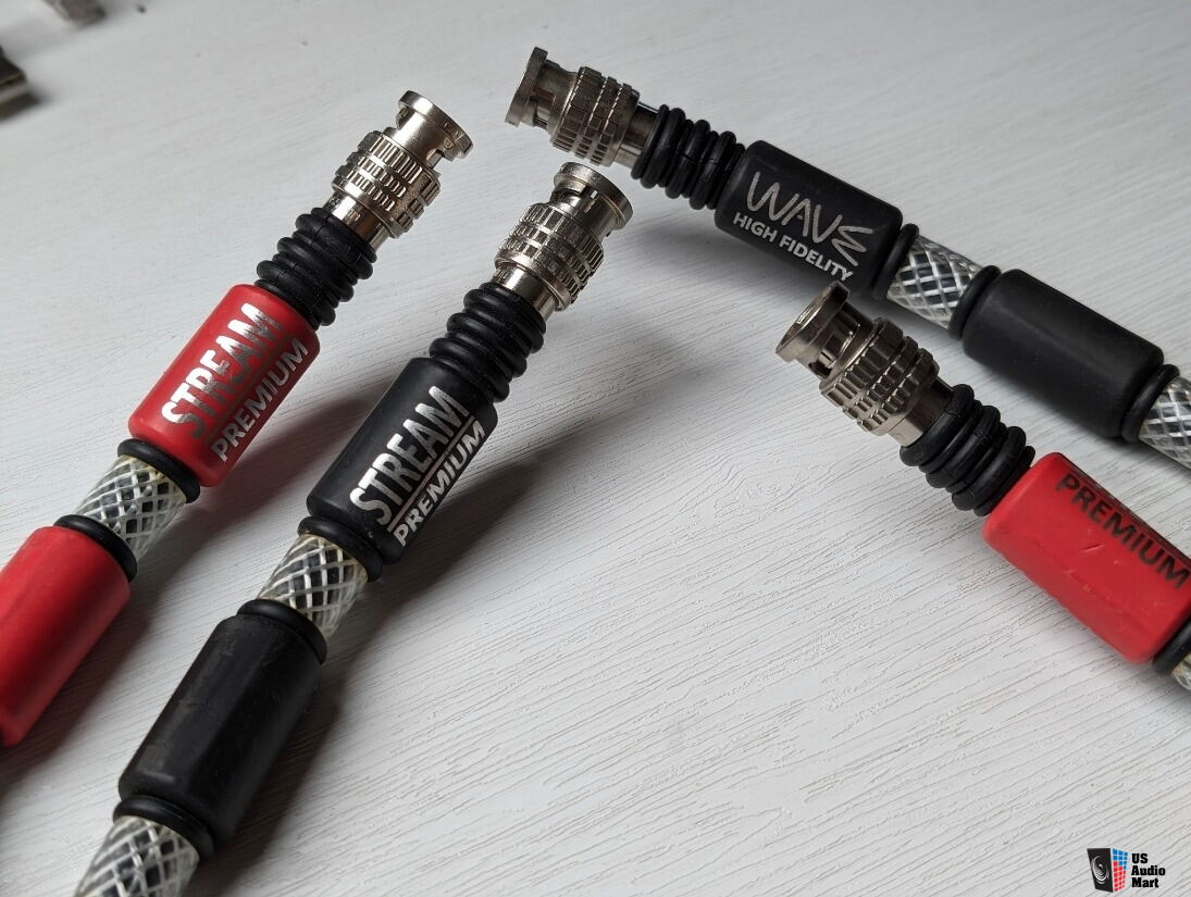 1m WAVE High Fidelity STREAM Premium Dual BNC Cables Photo #4757633 ...