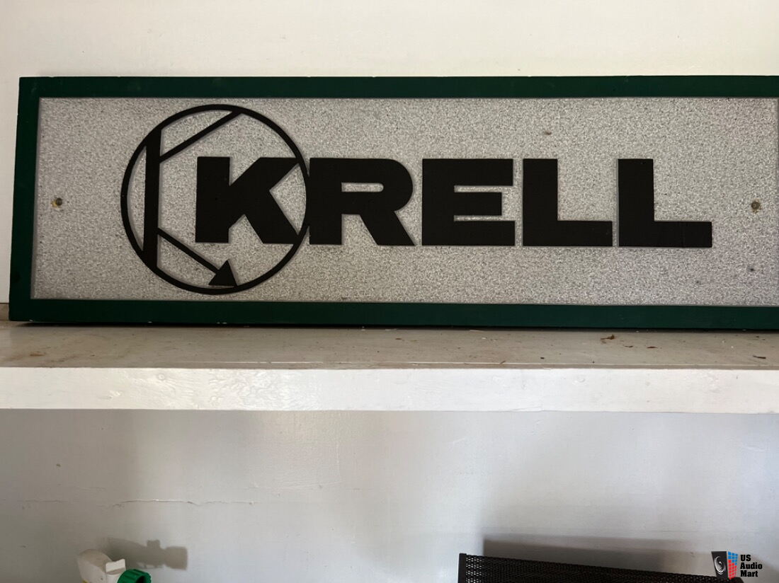 Vintage Krell Sign used at many audio shows Photo #4761912 - US Audio Mart