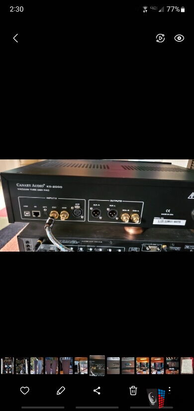 Canary KD 2000 Tube Dac Photo #4762949 - US Audio Mart