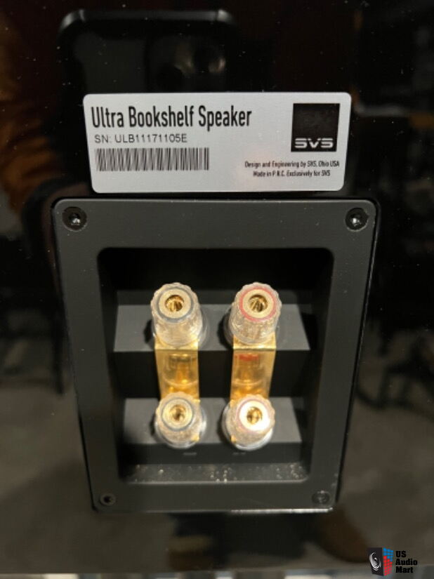 SVS Ultra Bookshelf Pair with VTI Stands Photo #4771903 - US Audio Mart