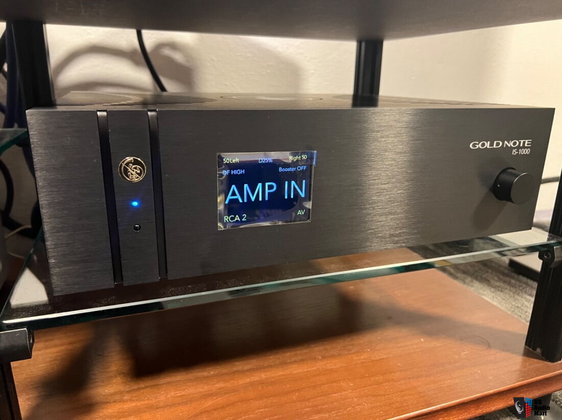 Gold Note IS-1000 Deluxe Integrated Amp with Upgraded Fuse Photo ...