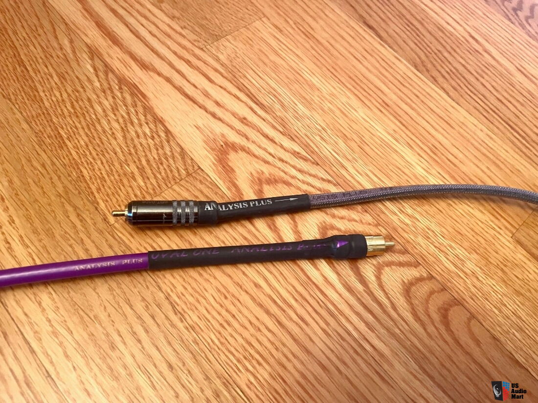 Analysis Plus Silver Oval, and OVAL One, Single .5 Meter of Each, RCA ...