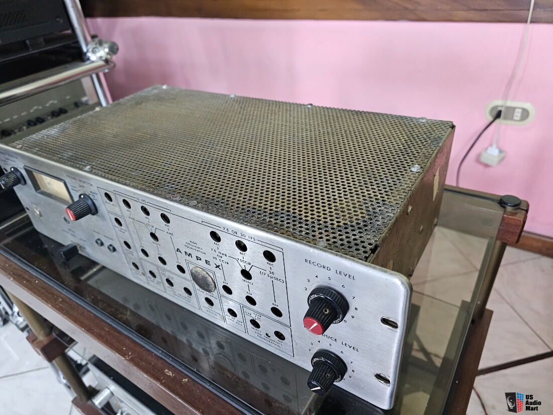 Ampex MR-70 Reel to Reel With Its Two Electronics Adjusted for Channel ...