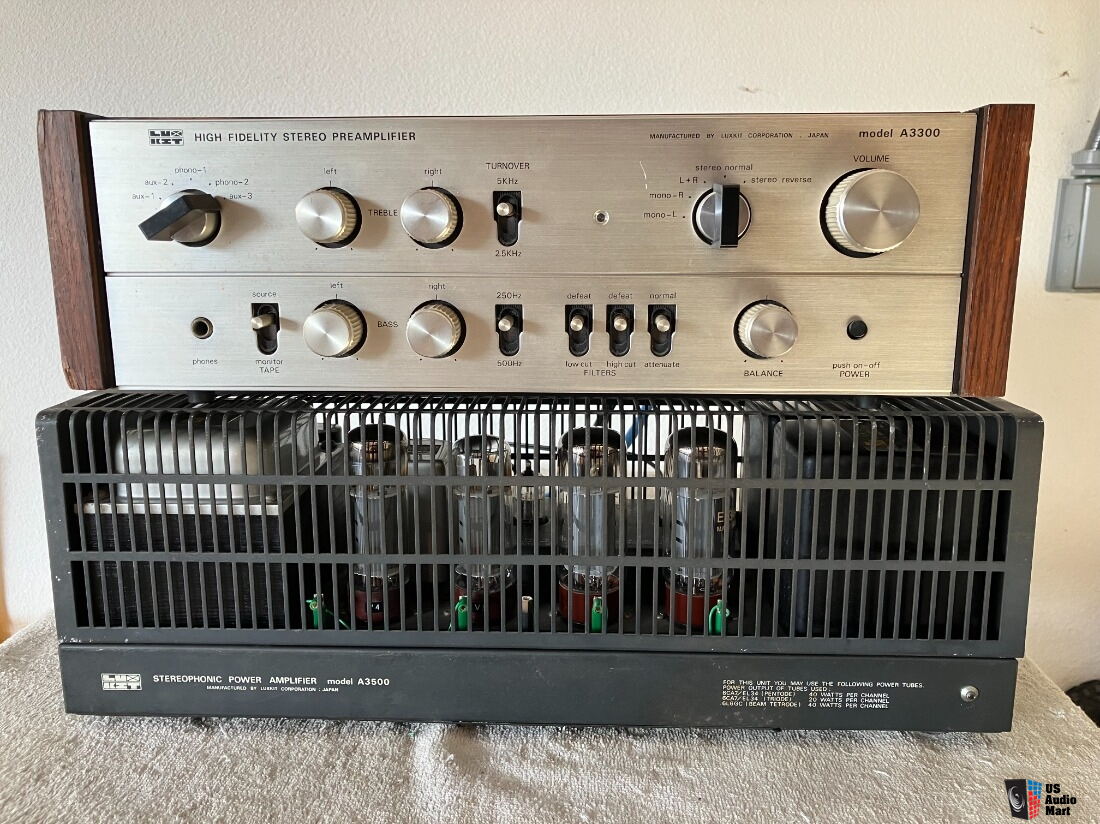 Luxman A3500 & 3300 Stereo Tube Main & pre-amp For Sale - UK Audio Mart