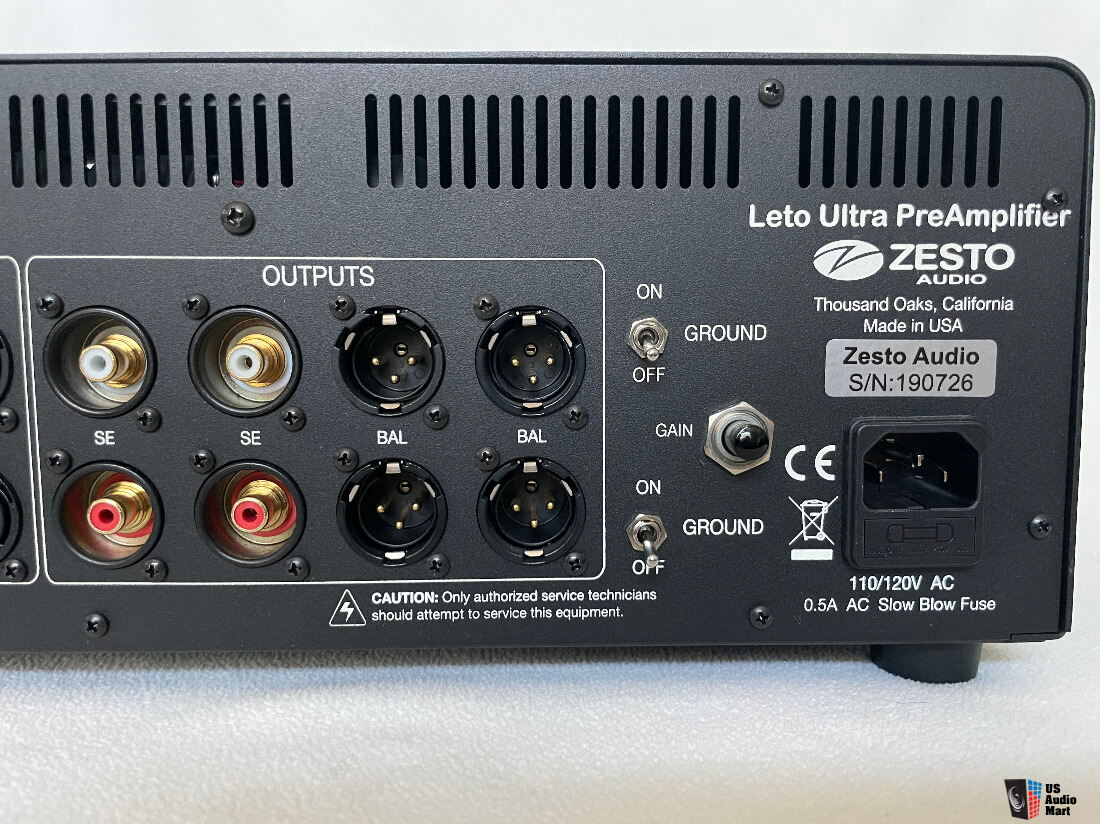 Zesto Audio Leto Ultra II Preamplifer with ESP Photo #4789155 - US ...