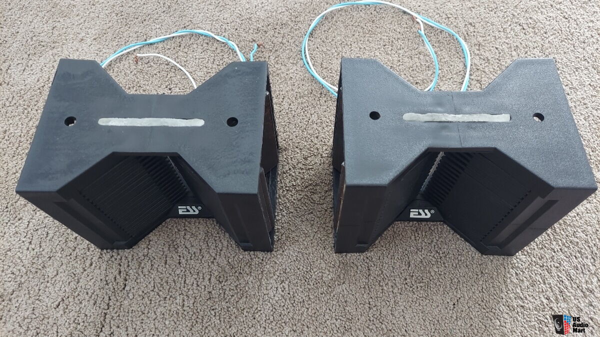 Custom ESS Heil AMT mid/tweeter with solid walnut end caps Photo ...