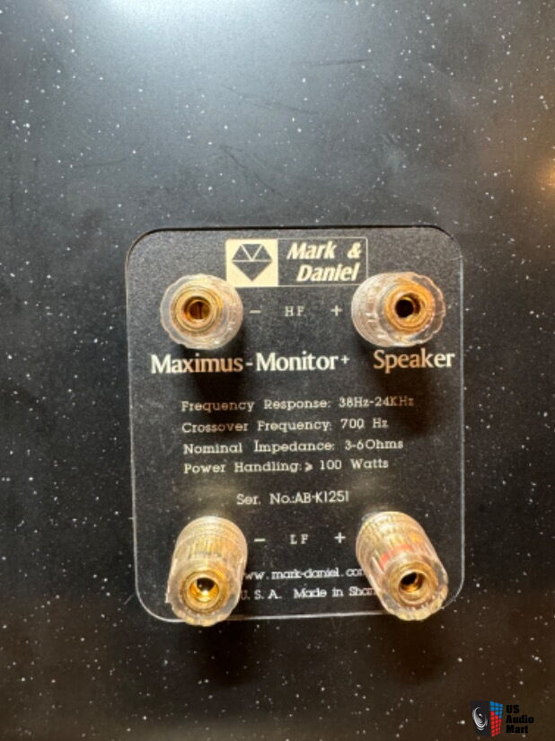 Mark & Daniel Maximus Monitor+ Speakers AMT tweeters 2 pairs! Photo ...