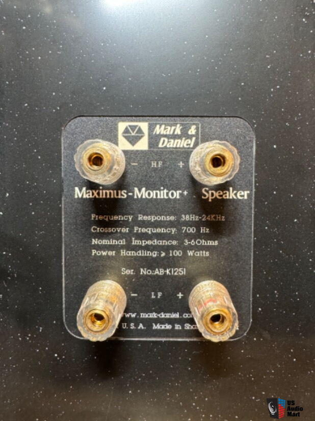 Mark & Daniel Maximus Monitor+ Speakers AMT tweeters 2 pairs! Photo ...