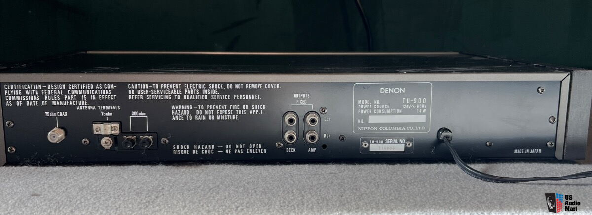 Rare Denon TU-900 Tuner With Rosewood End-caps Photo #4790760 - US ...