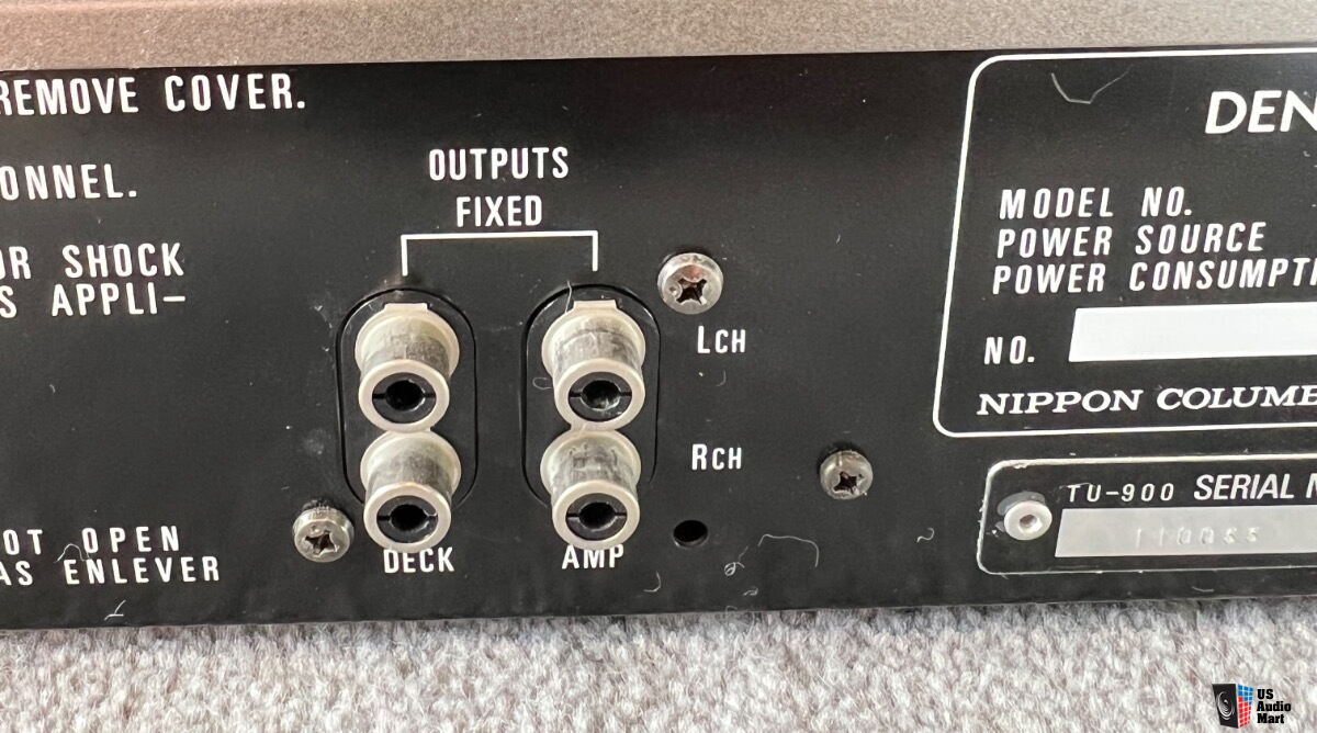Rare Denon TU-900 Tuner With Rosewood End-caps Photo #4790761 - US ...