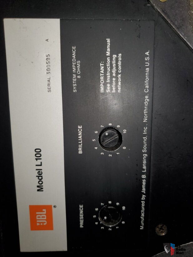 JBL L-100 Century Speakers - Local Pickup Only Photo #4792586 - US ...