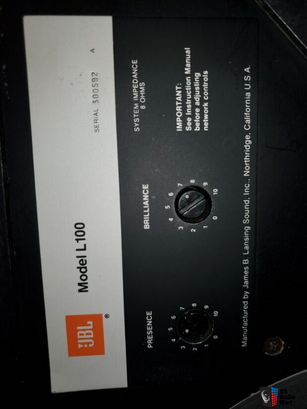 JBL L-100 Century Speakers - Local Pickup Only Photo #4792586 - US ...