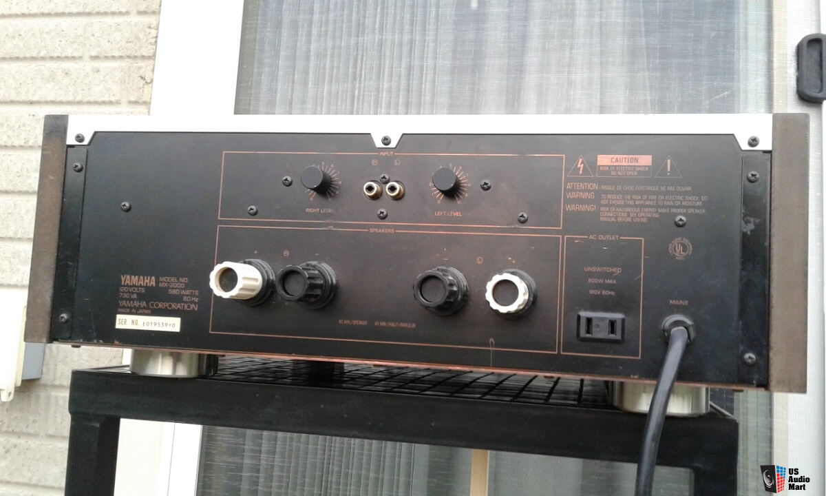 Yamaha MX 2000 POWER Amplifier Vintage Photo #4793931 - US Audio Mart