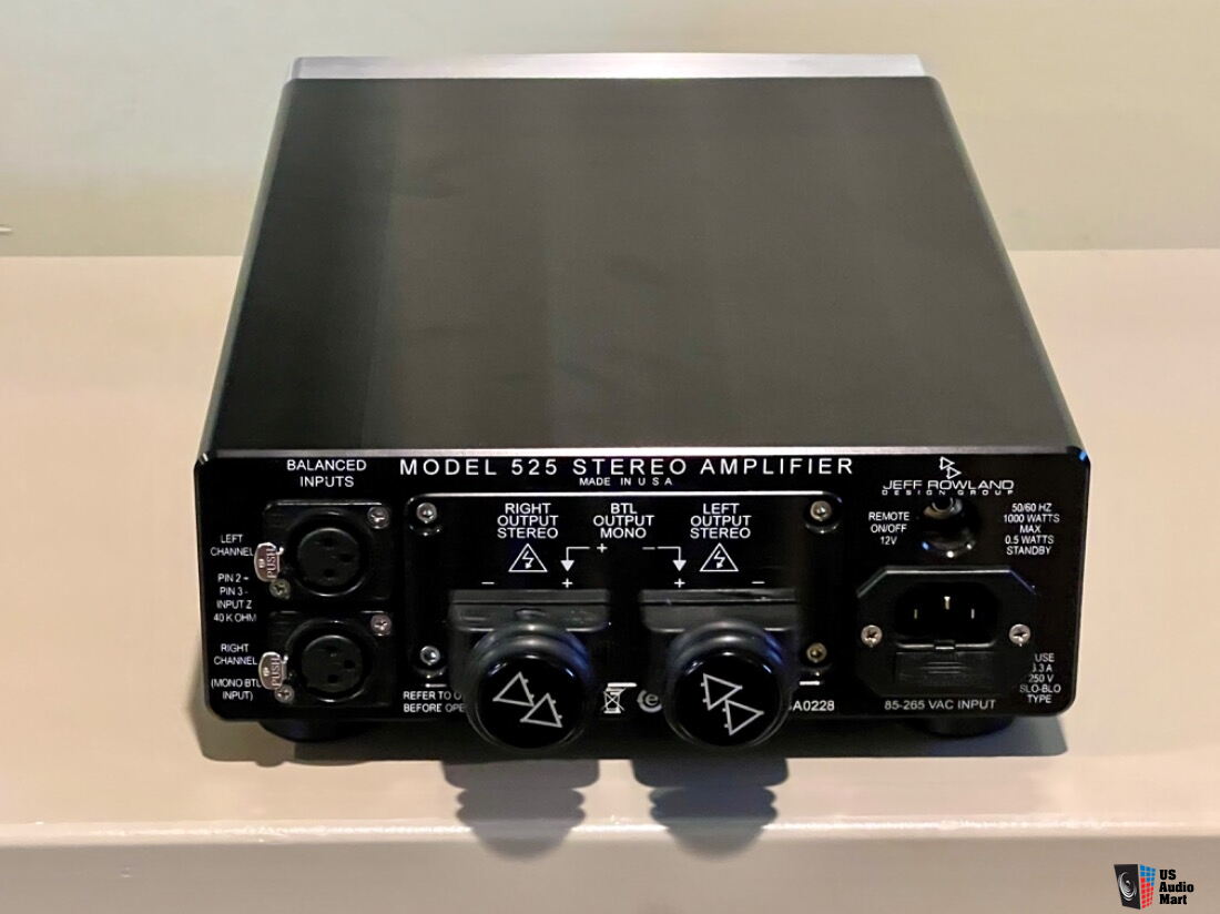 Jeff Rowland Design Group Model 525 stereo amplifier Photo #4794123 ...