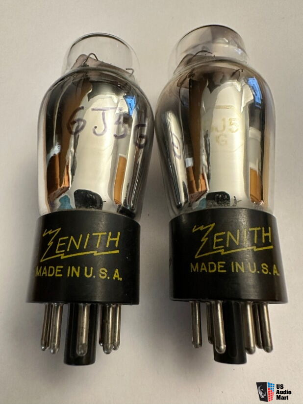 Zenith 6J5G pair Vacuum Tubes For Sale - US Audio Mart