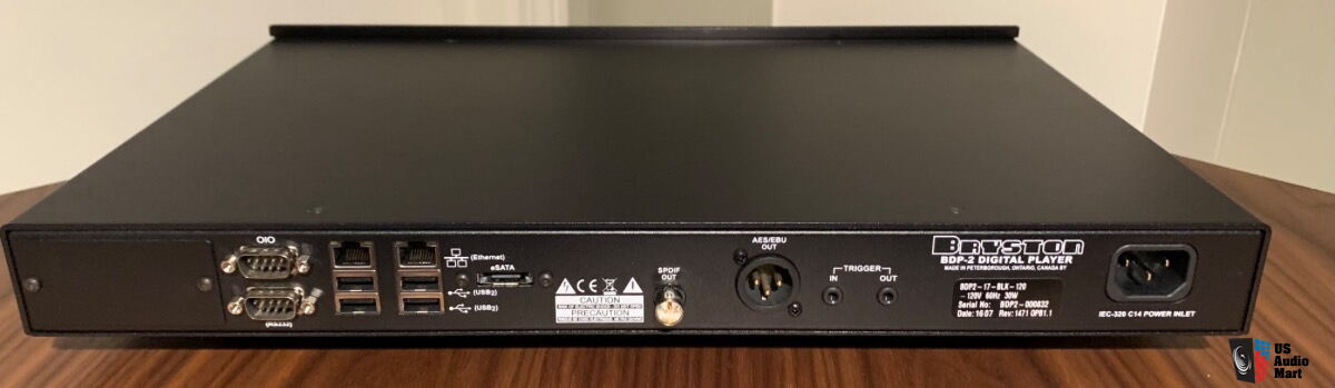 Bryston BDP-2 Digital Music Player - Black with boxes and packing Photo ...