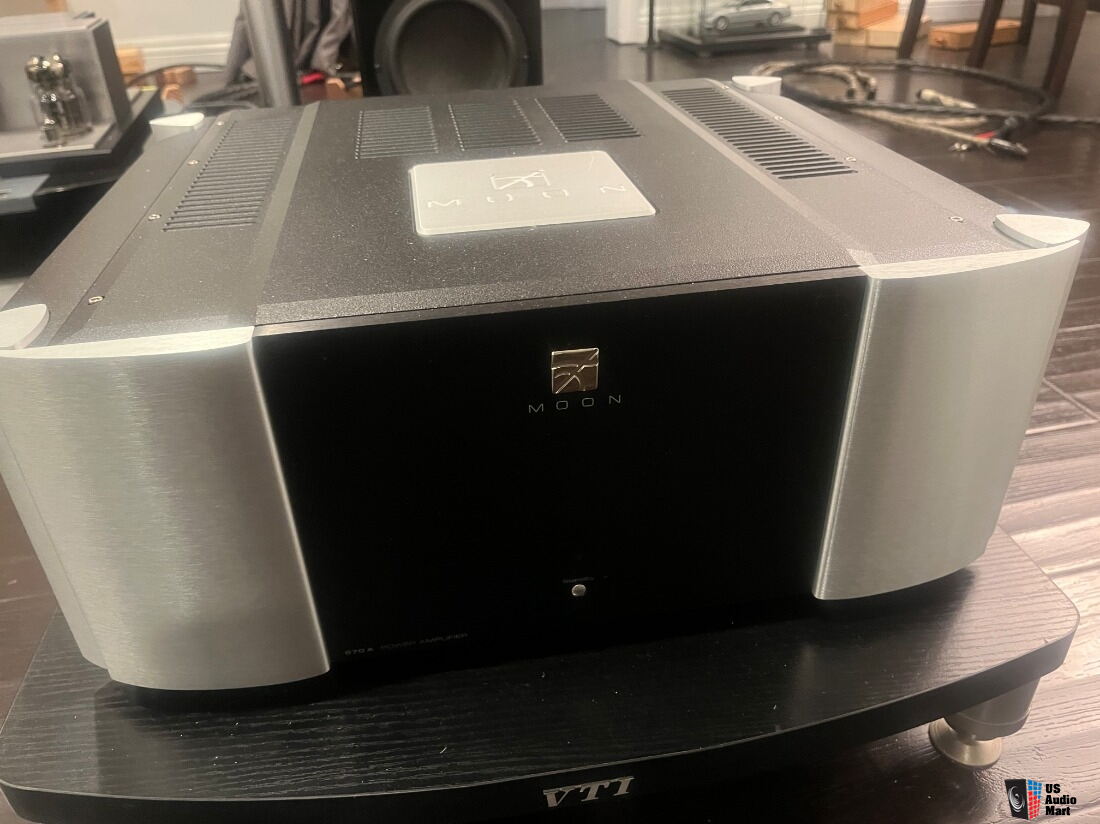 Simaudio Moon 870A Power Amplifier - BLACK /SLIVER For Sale - US Audio Mart