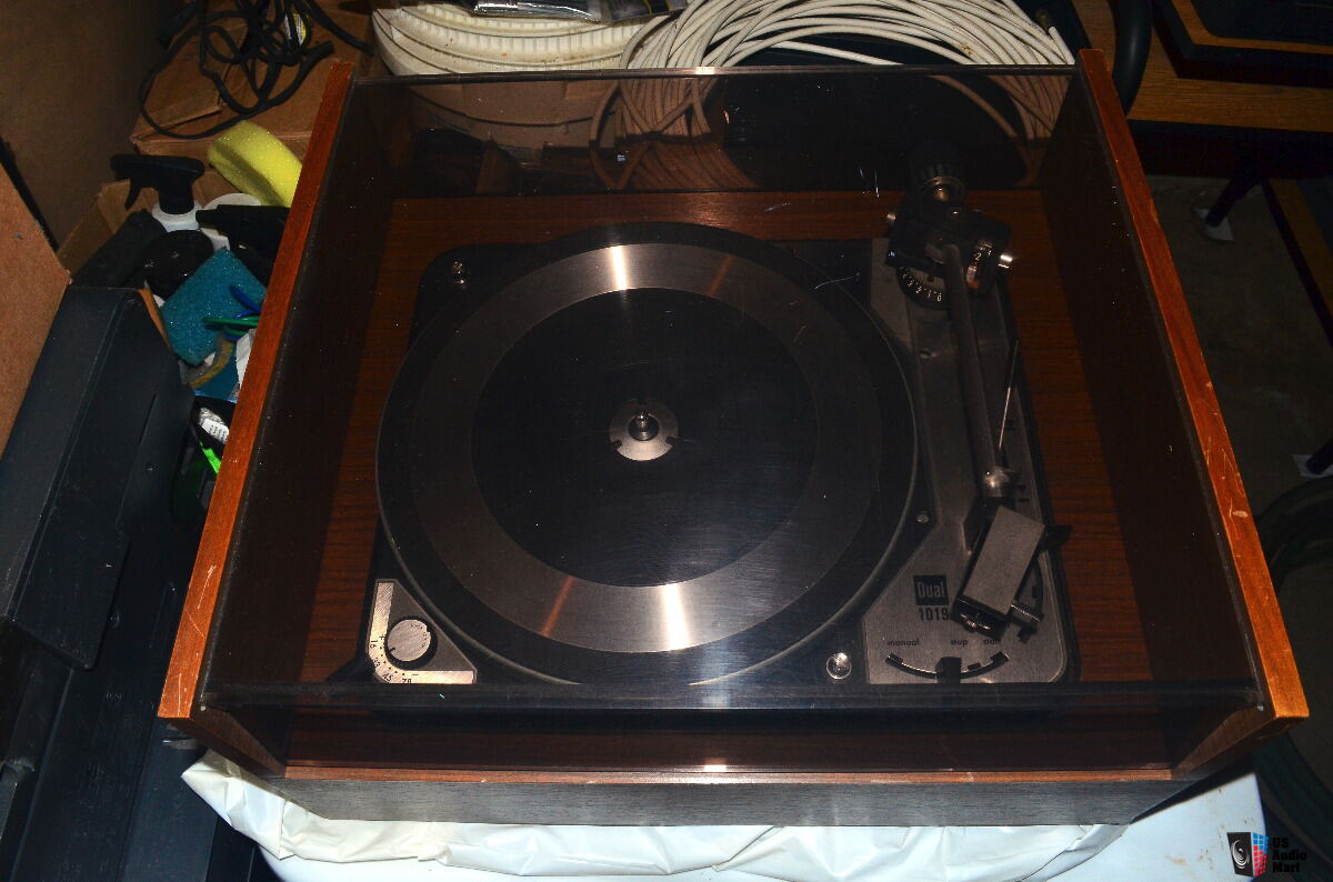 Vintage 1968 Dual 1019 Turntable ALL ORIGINAL with Shure V15-RS ...