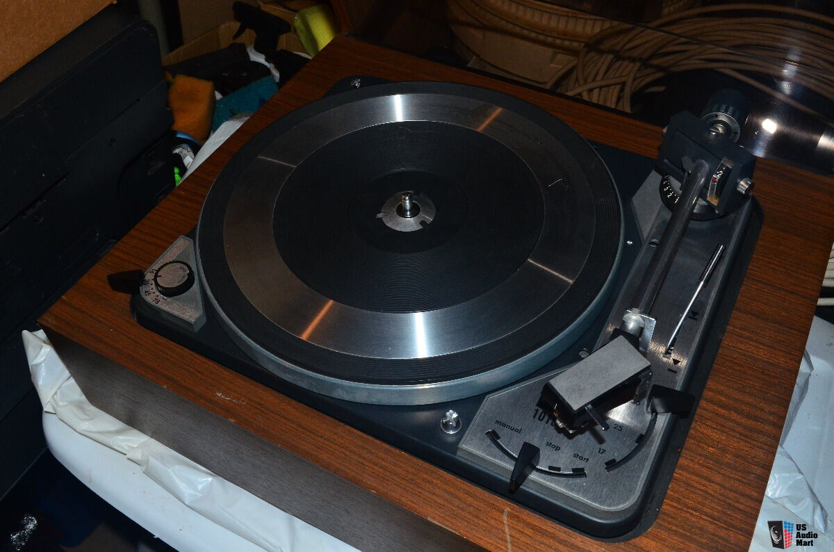 Vintage 1968 Dual 1019 Turntable ALL ORIGINAL with Shure V15-RS ...