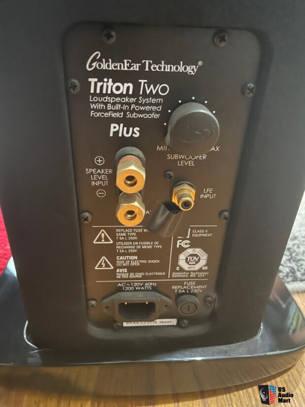 Golden Ear Triton Two Plus Tower Loudspeakers with integrated ...