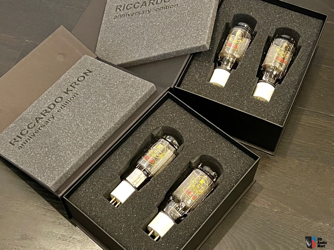 KR Audio 300B tubes, Riccardo Kron Anniversary edition, MATCHED QUAD ...