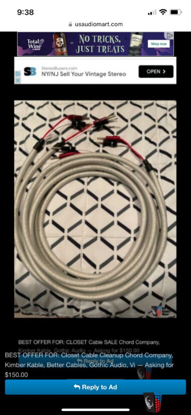 Closet Cable Cleanup Chord Company, Acoustic BBQ, Supra, Better Cables ...