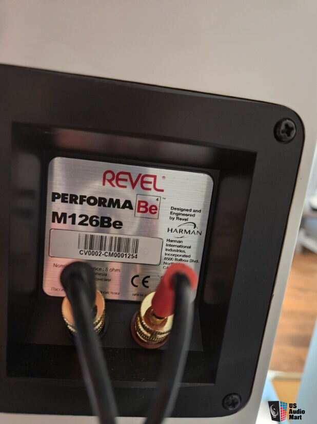 Revel PerformaBe M126Be Beryllium tweeter bookshelf speakers like new ...
