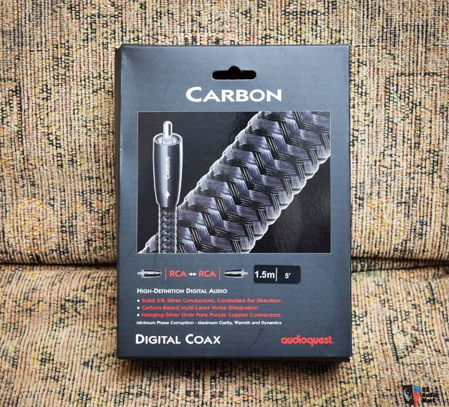 Audioquest Carbon Digital Coax Cable For Sale - Canuck Audio Mart