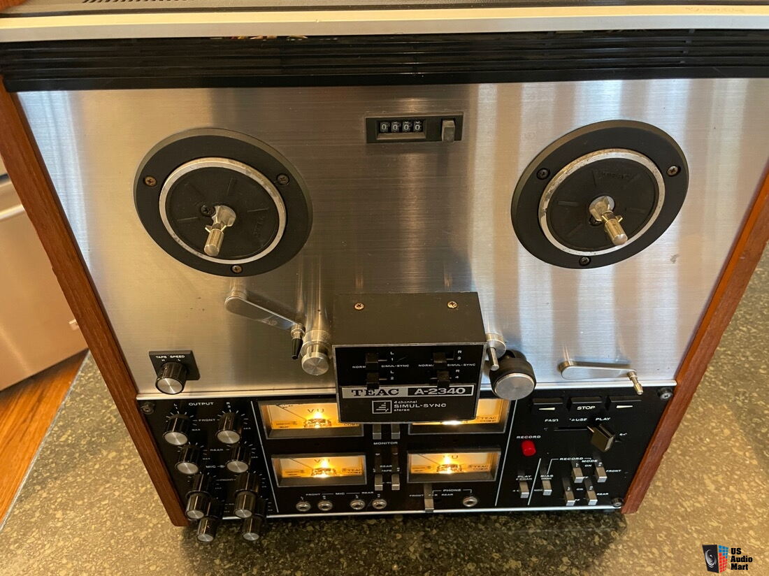 TEAC A-2340 Reel to Reel 4 Track Recorder with Simul-Sync Stereo ...