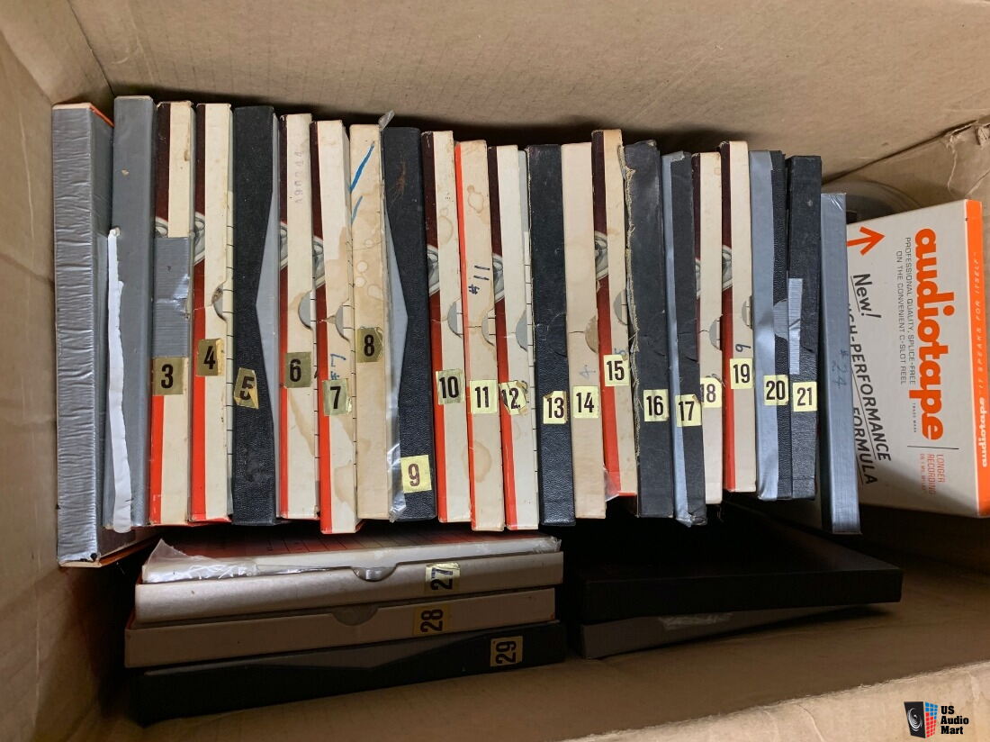 Reel Tapes 7 inch Blank Maxell Basf Audiotape most have quality ...