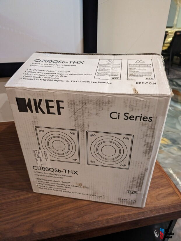 KEF Ci200QSb-THX In-Wall Subwoofer (Pair) Photo #4810404 - US Audio Mart